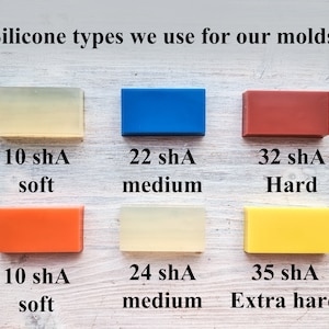 Silicone Mold of Succulent, Style 19, 24 Elements, ~ Ø 0.9-1.8cm, H:0.5 ...