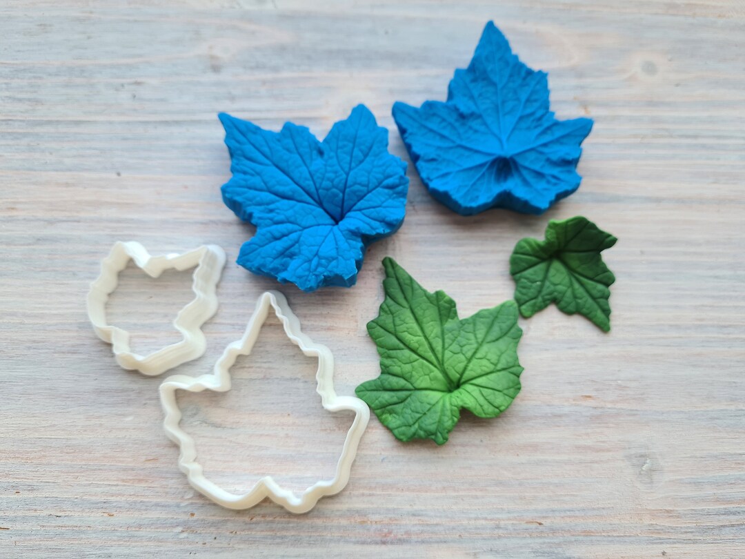 Silicone Veiner of Ivy Leaf, Choose Full Set or Individually - Etsy