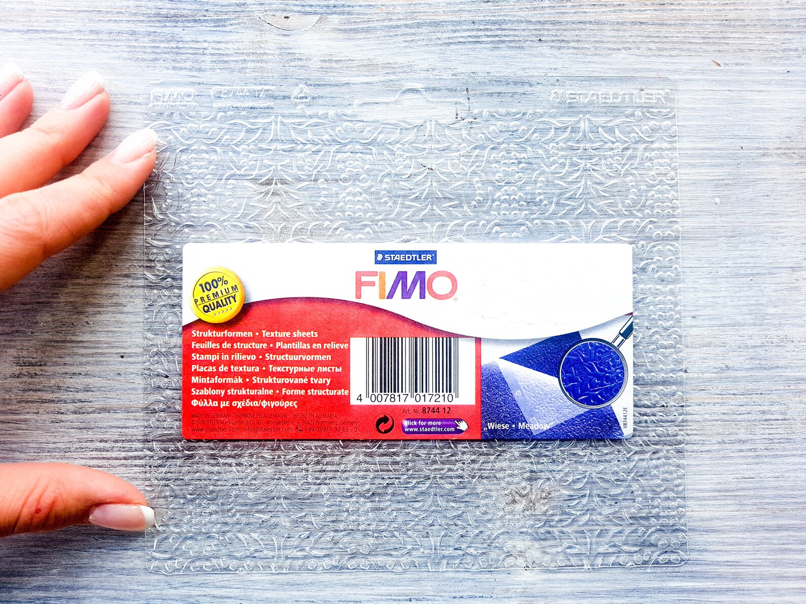 Fimo Flexible Texture Sheet Meadow Used for Decor and | Etsy