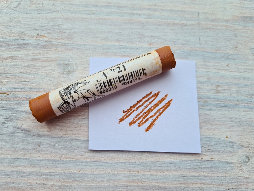 Renesans Dry Chalk Pastels, Soft, English Red, Nr.21, Dry Pastels for ...