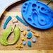 Silicone Mold of Mermaid and Sea Life Set, 13 Elements, ~ 1-1.7cm, 5.6 ...