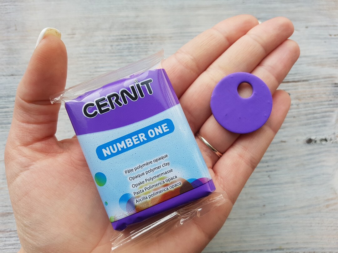 CERNIT Number One Polymer Clay, Violet, Nr. 900, 56g (2oz), Soft Clay ...