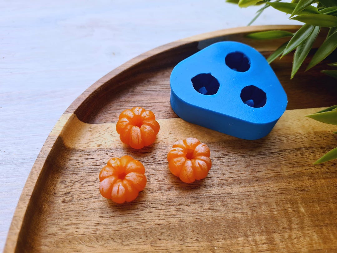 Silicone Mold of Mandarin, Style 8, 3 Elements, ~ Ø 1.7 Cm, H:1.1 Cm ...