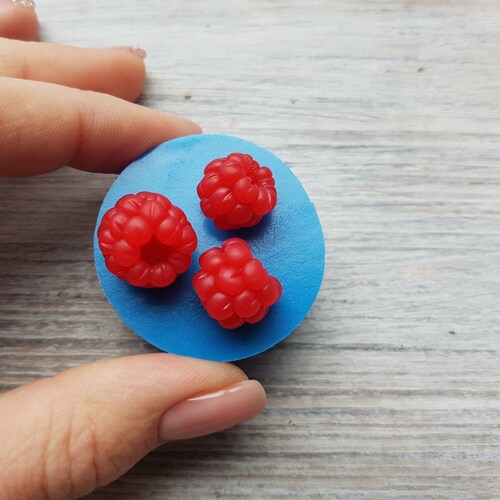 Silicone Mold of Handmade Raspberry 4 Pcs. Ø 1-1.4 Cm - Etsy