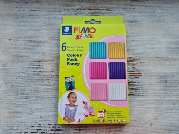 FIMO Kids Polymer Clay Set 6 Colors 42g Oven-hardening | Etsy