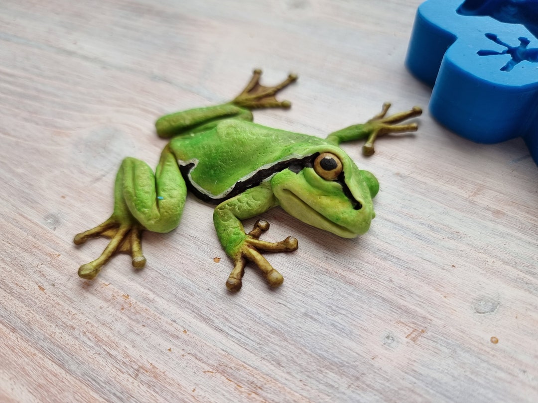 Silicone Mold of Frog, Style 1, ~ 7*9 Cm, H:1.5 Cm, Modeling Tool for ...