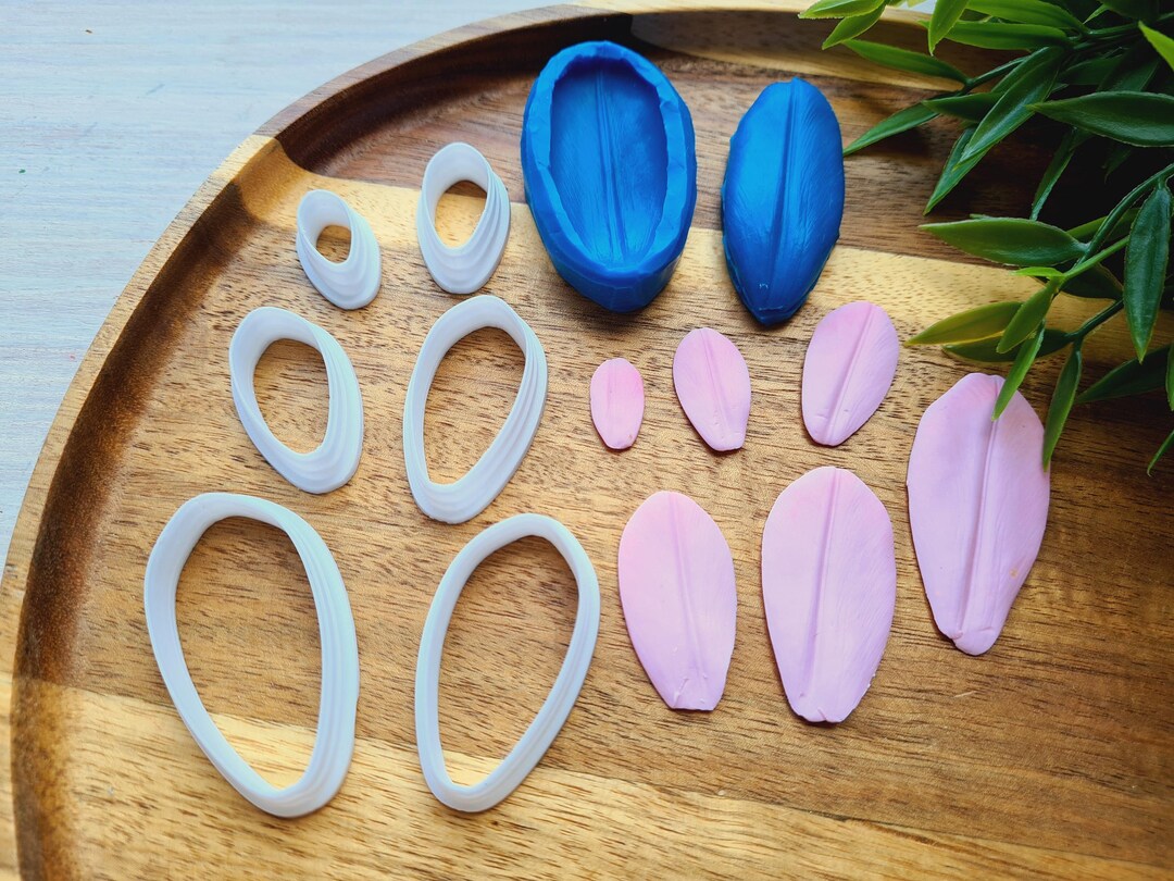 Silicone Veiner of Tulip Petal Texture, Style 2,set B,flower Veiner,3d ...