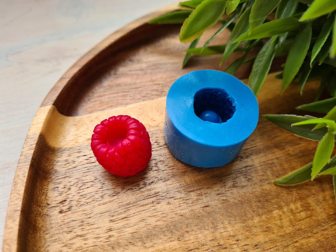 Silicone Mold of Raspberry, Style 9, Inverted, ~ Ø 1.8 Cm, H:1.6 Cm ...