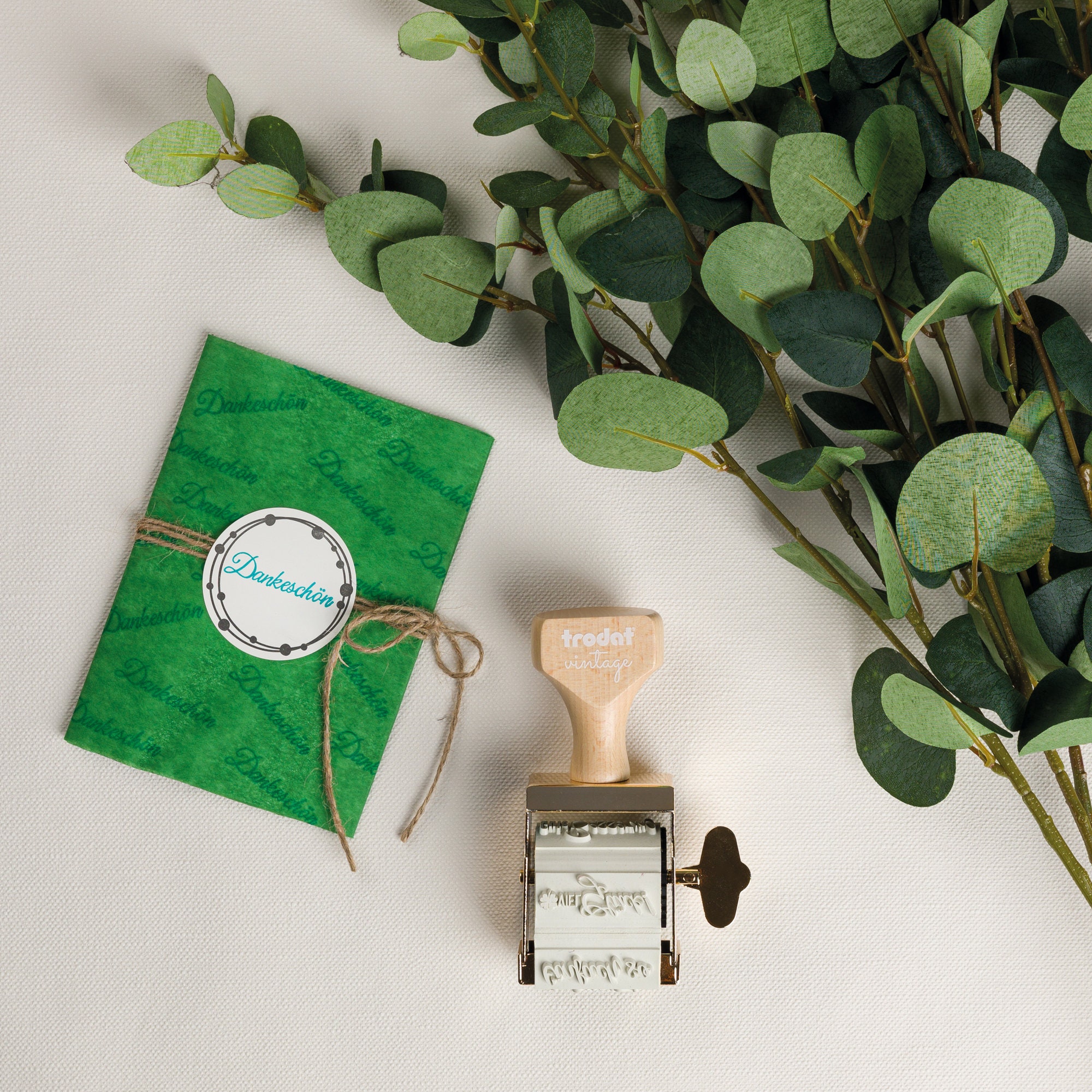 Trodat Vintage Stamp congratulations With 6 German Texts and Ink Pads ...