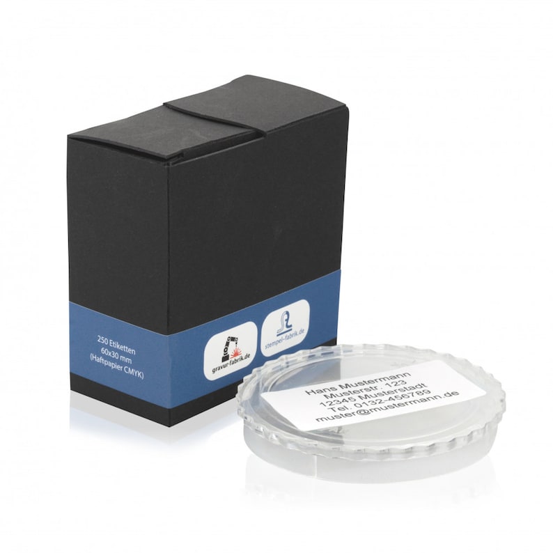 Address Labels in Dispenser Box 60 X 30 Mm 250 Pieces (roll Label) 4 ...