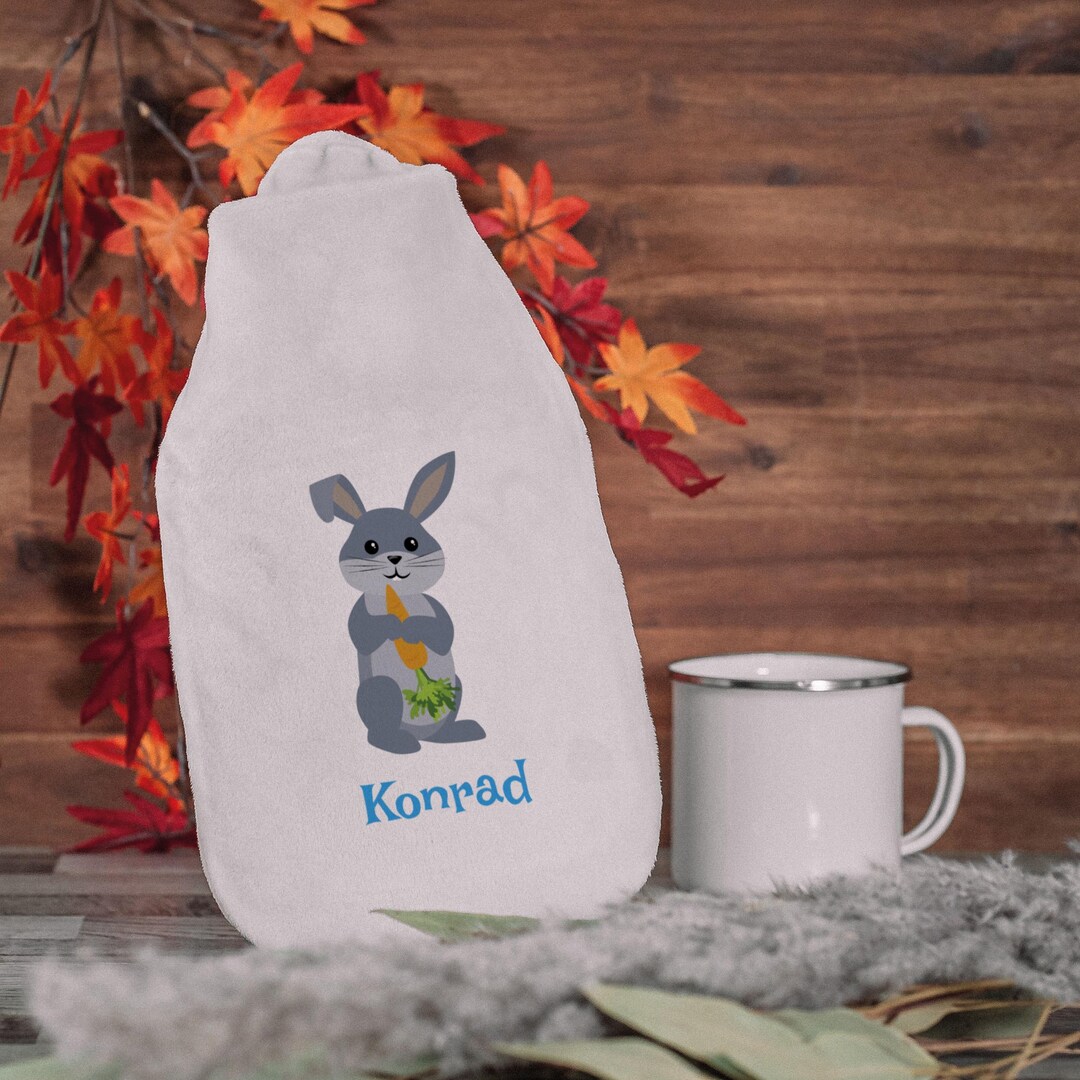 Hot Water Bottle "rabbit" Hot Water Bottle for Children With Individual ...