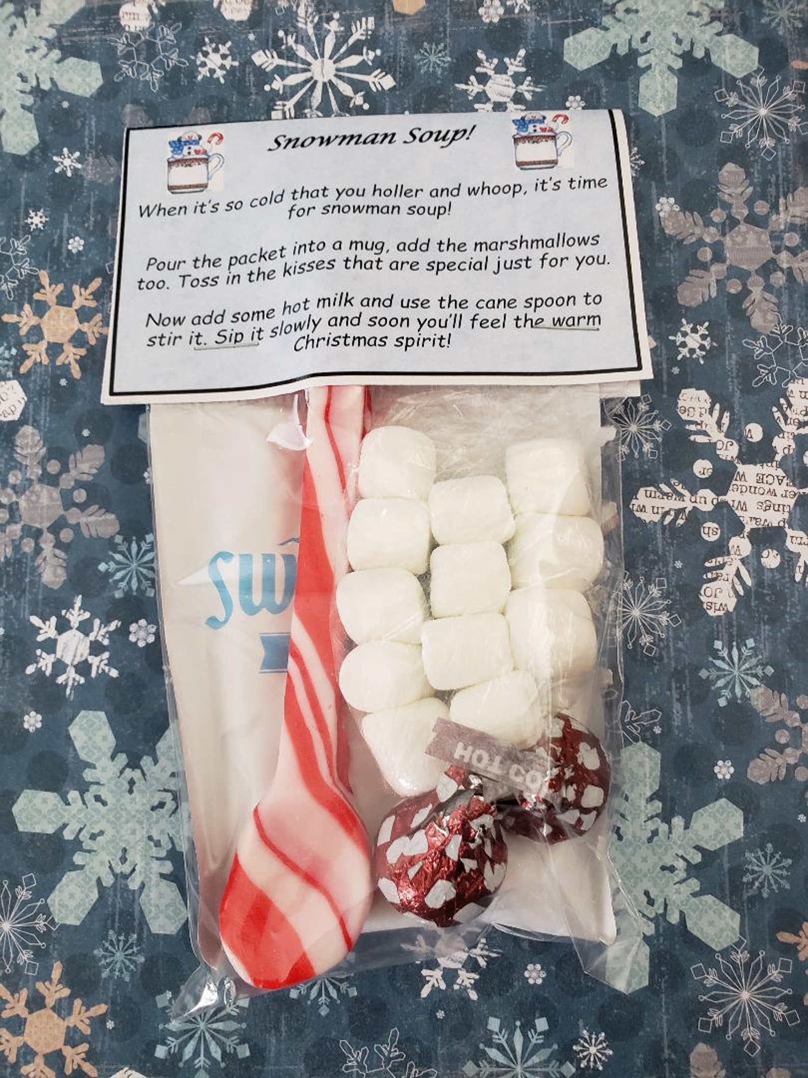 Snowman Soup hot Cocoa - Etsy