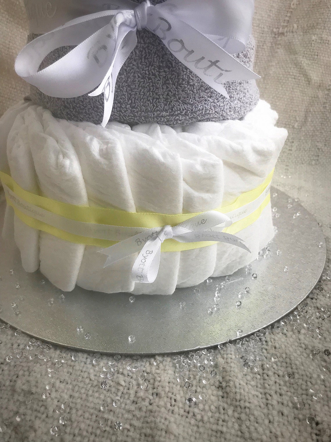 2 Tier Nappy Cake - Etsy