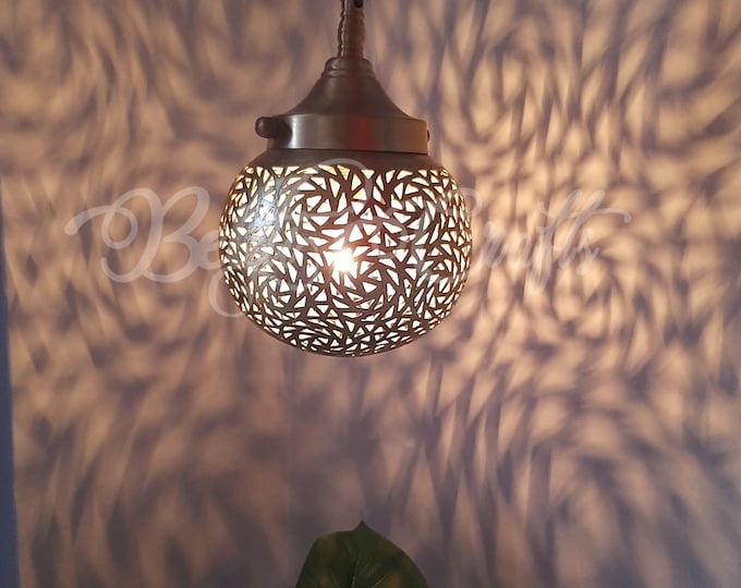 Hanged Lamp Brass Lamp Moroccan Lamp Brassmoroccan Lamp - Etsy