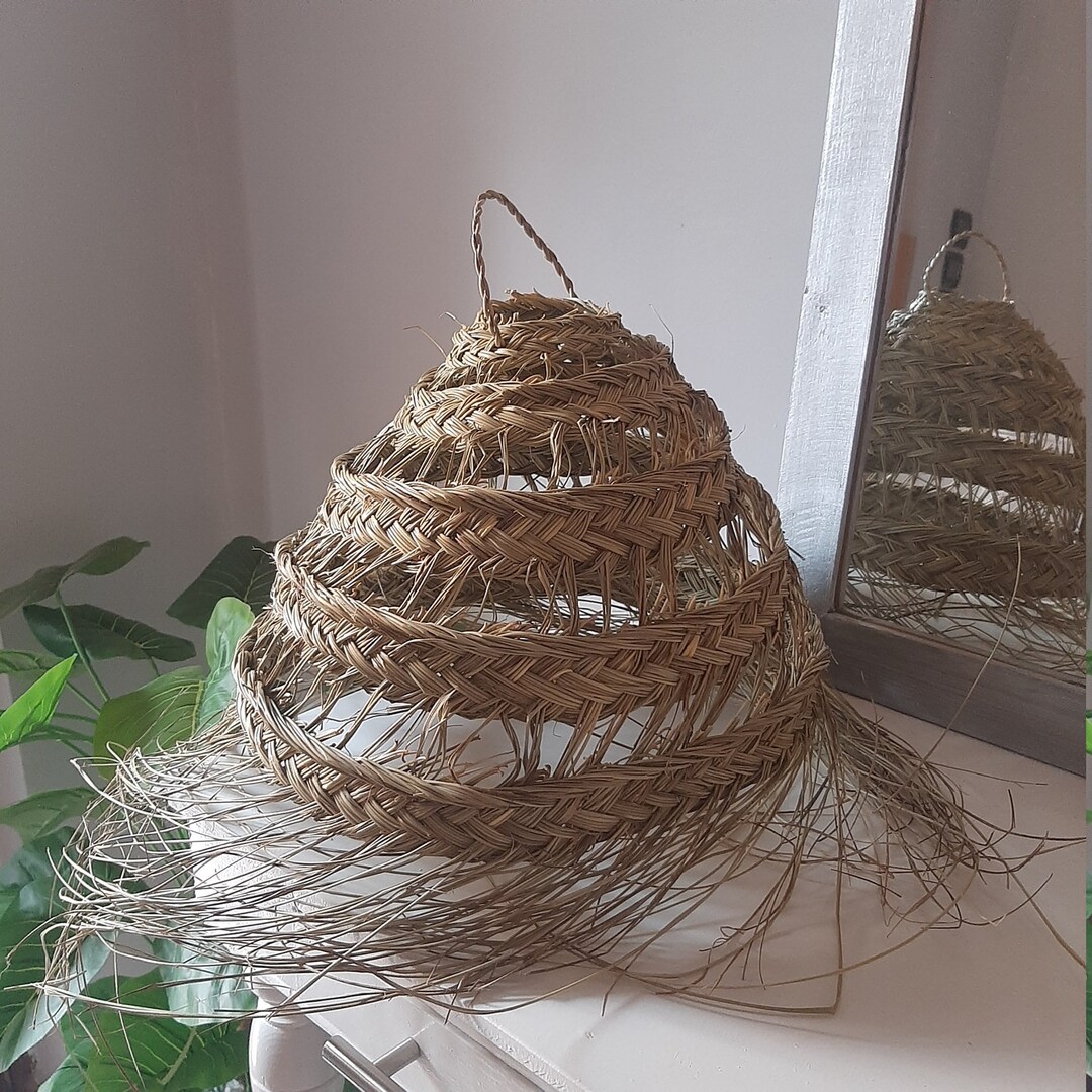 Straw Light, Straw Lighting, Straw Lampshade, Staw Lamp, Rattan Lamp ...