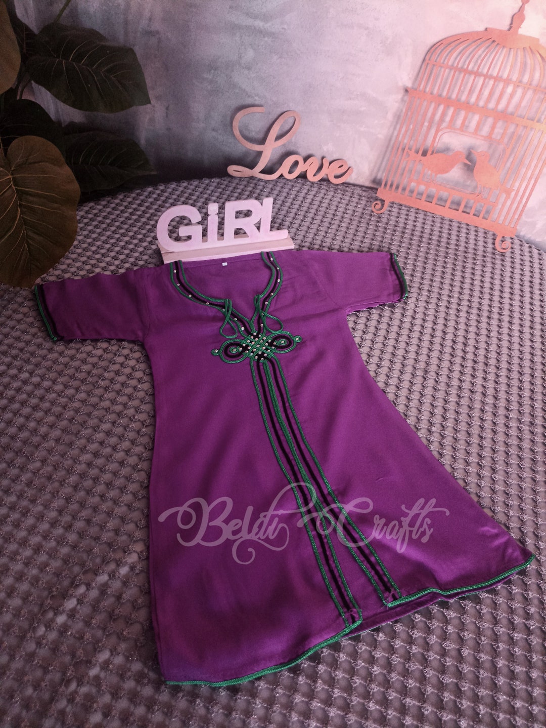 Kaftan for Baby From 6 to 10 Months, Kaftan for Girls, Caftan, Kaftan ...