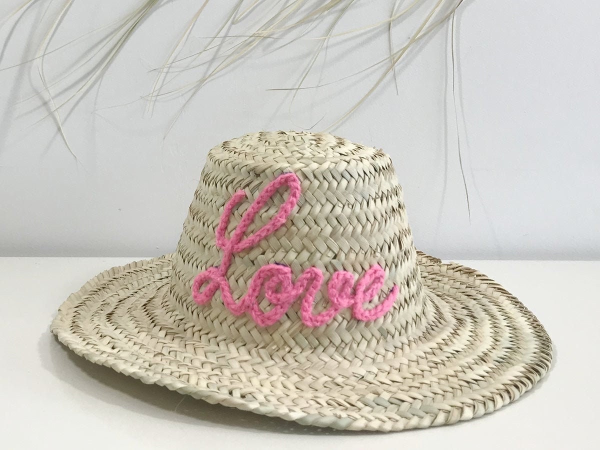 Summer straw hat Beach straw hat Straw Hats Personnalized | Etsy