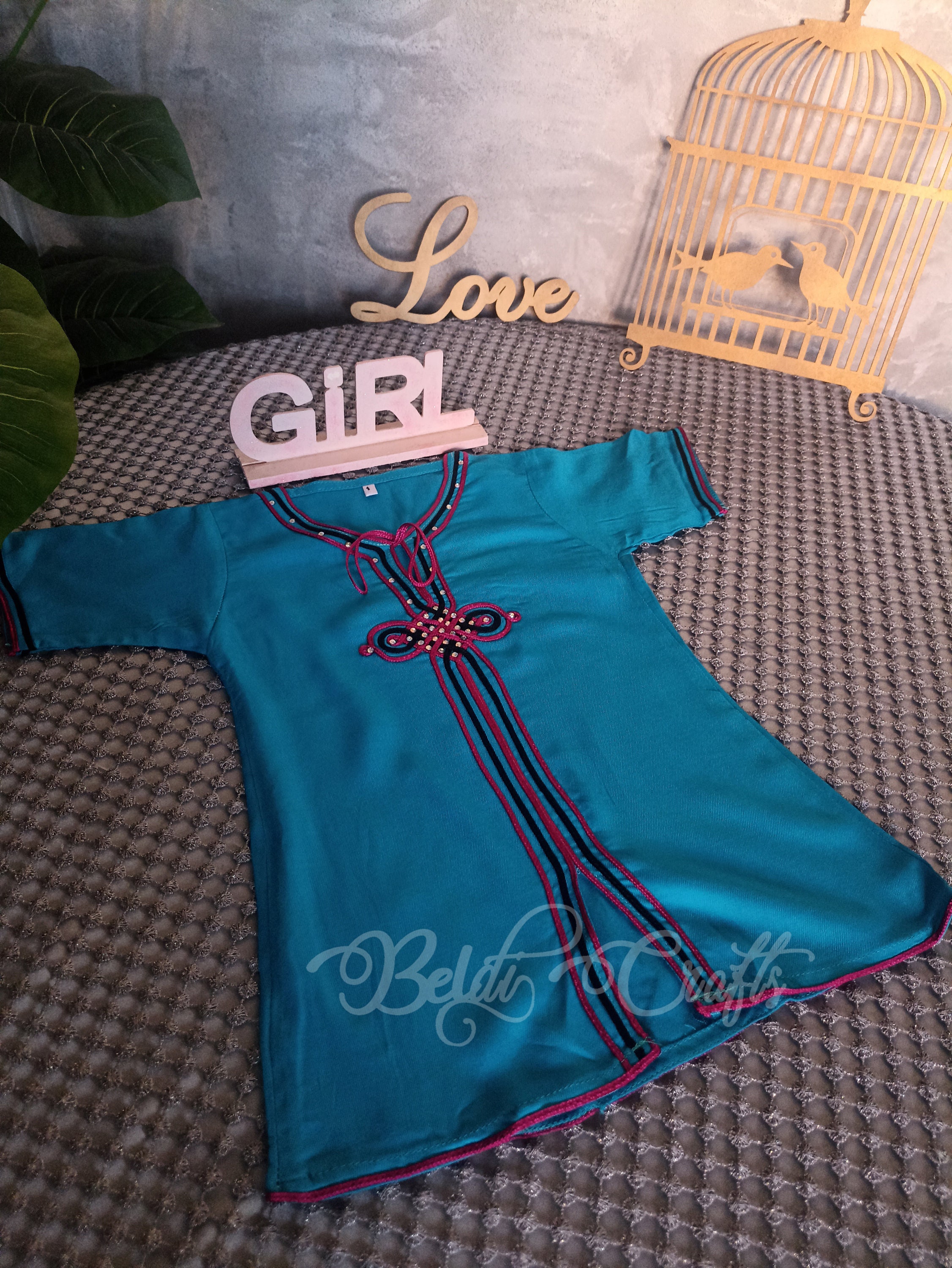 Kaftan for Baby From 6 to 10 Months, Kaftan for Girls, Caftan, Kaftan ...