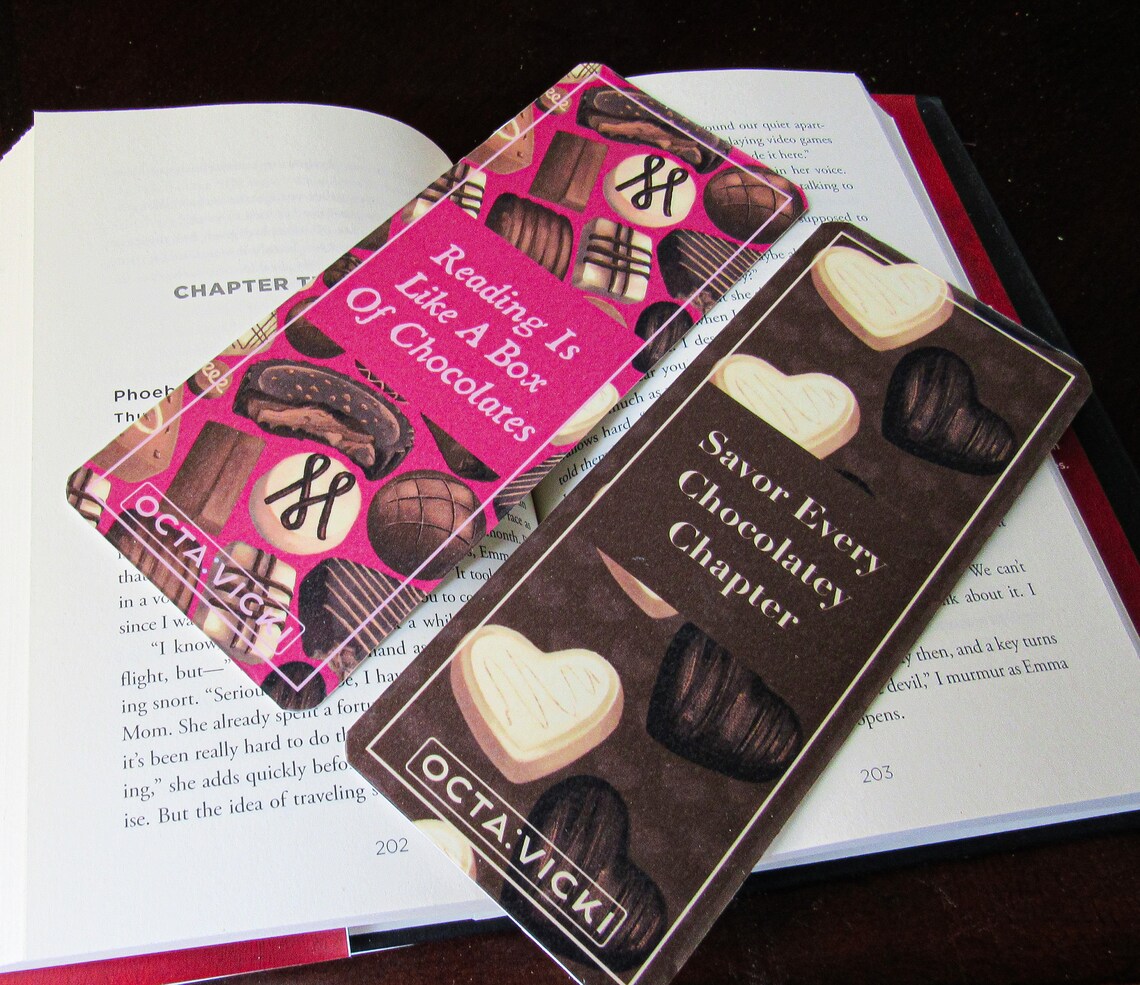 Forrest Gump Bookmark reading is Like a Box of Chocolate Cute Bookmark ...