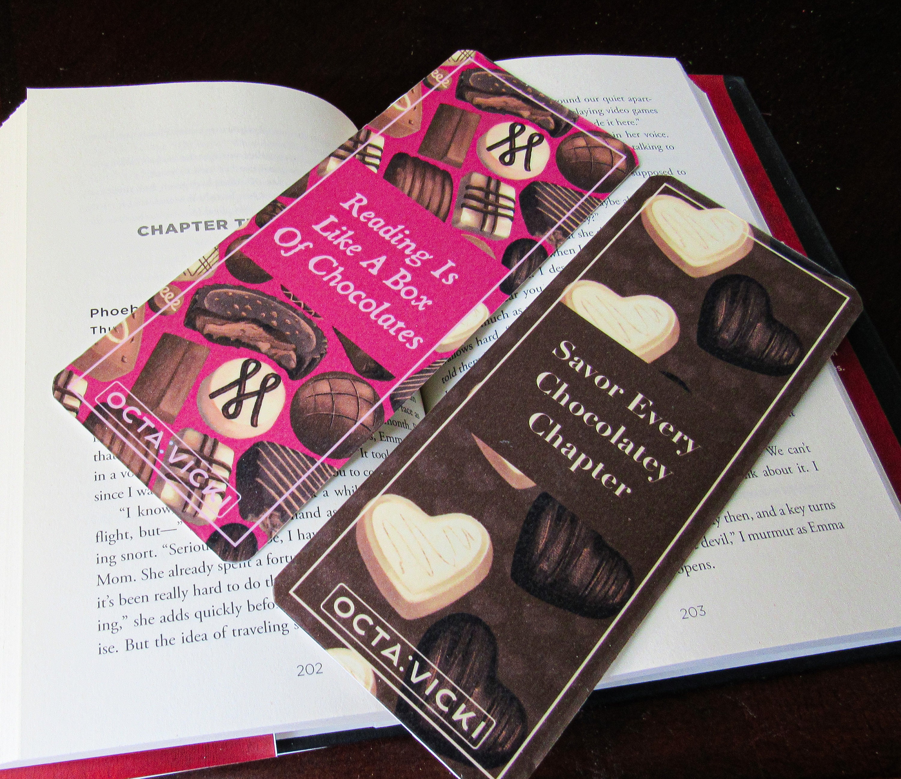 Forrest Gump Bookmark reading is Like a Box of Chocolate Cute Bookmark ...