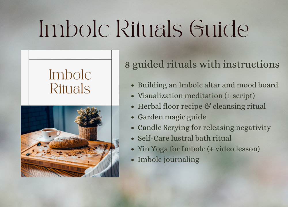 Imbolc Rituals Guide : a Shadow Workbook for the Birth of Spring - Etsy