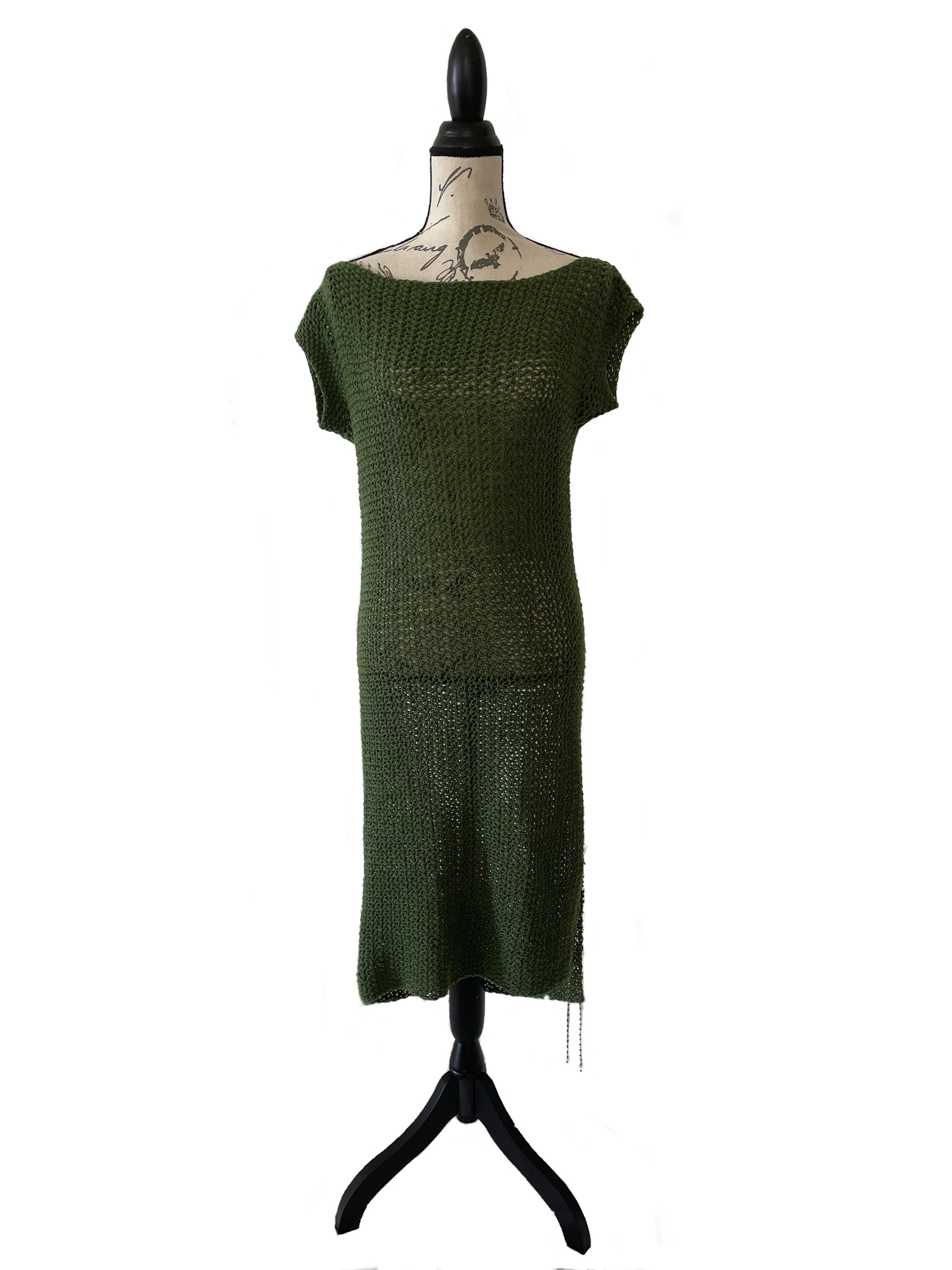 Evening Side Split Crocheted Dress - Etsy