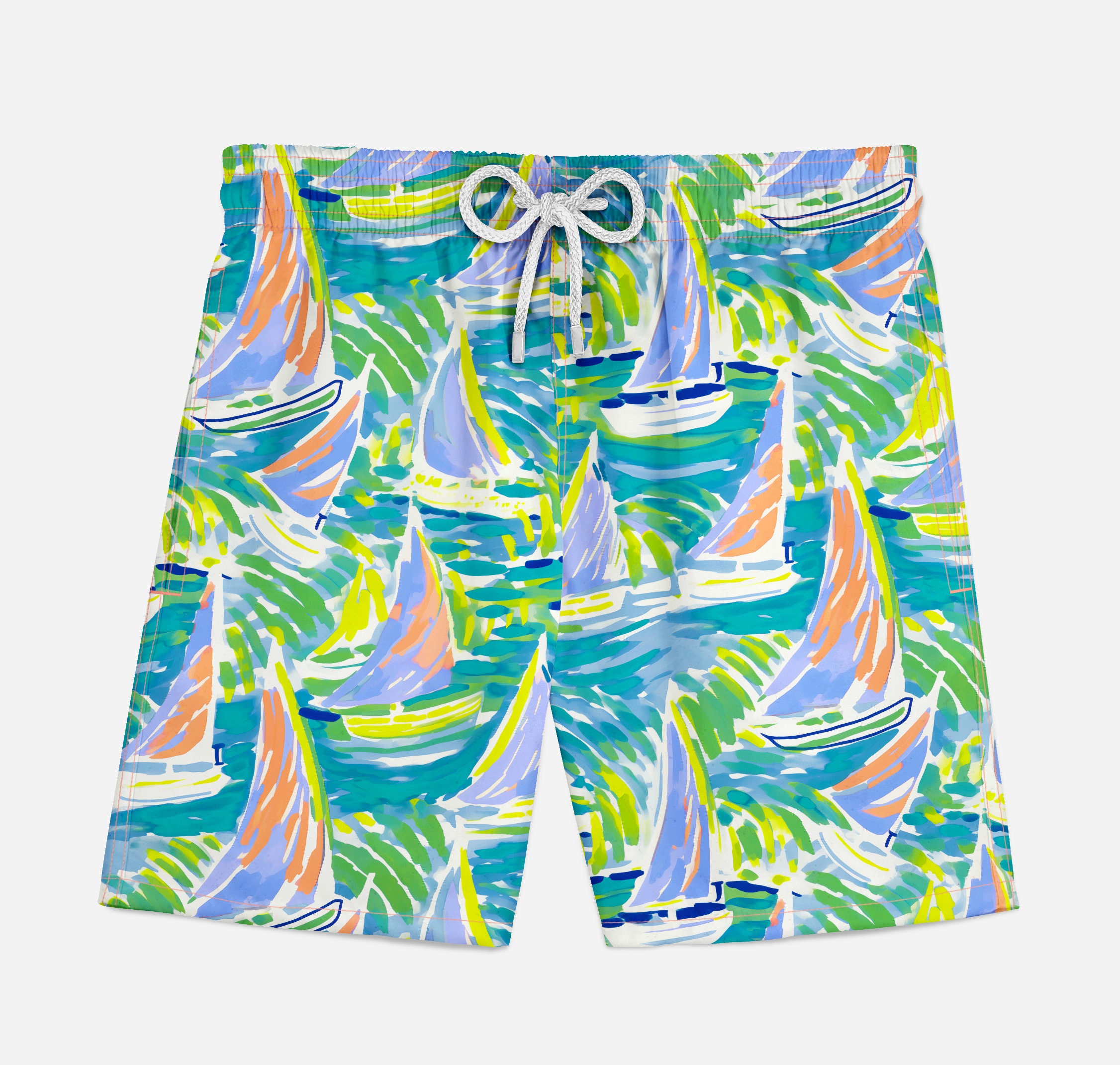 INSTANT DOWNLOAD Preppy Sailboat Pattern, Seamless Sailing Design ...