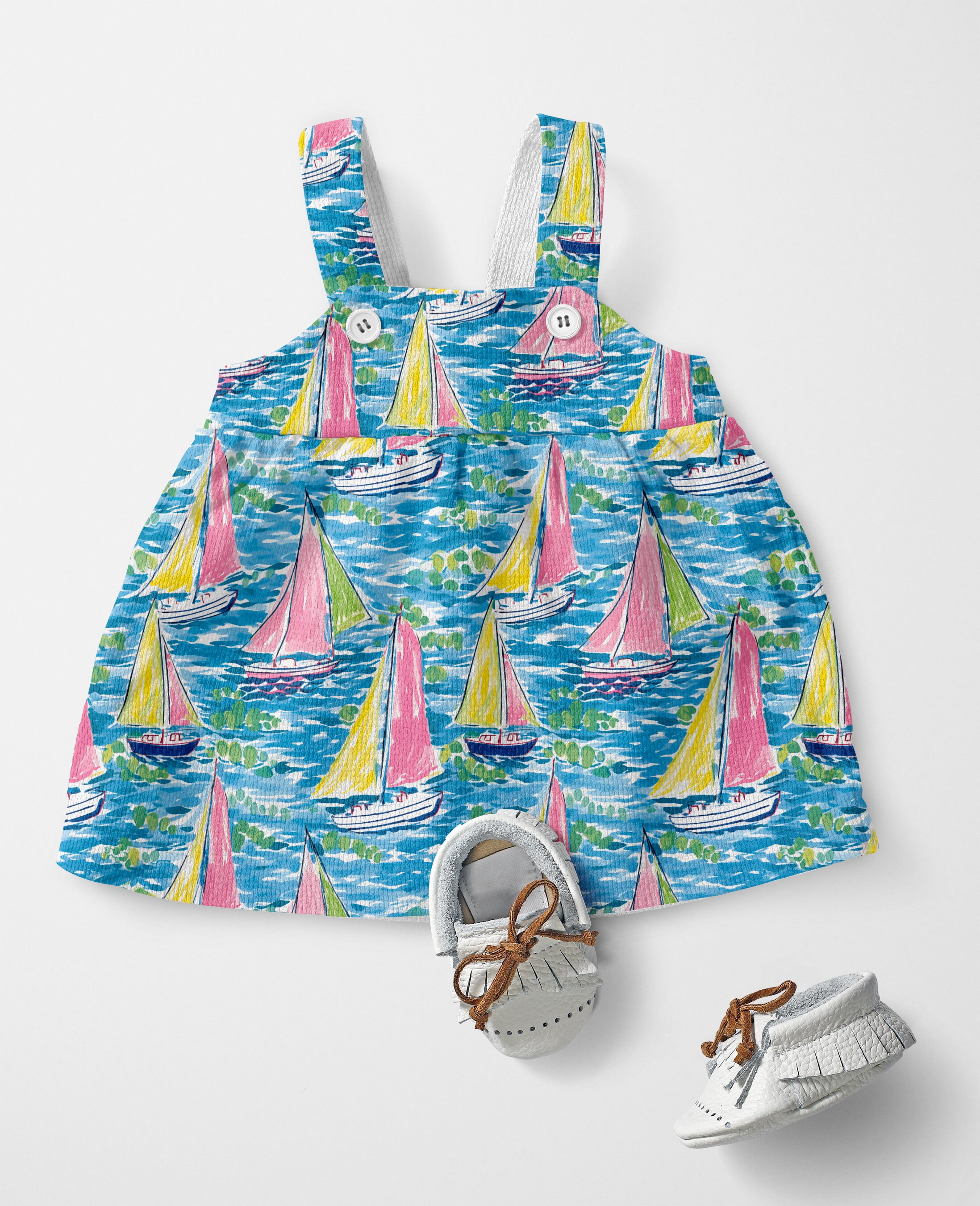 INSTANT DOWNLOAD Preppy Sailboat Pattern, Seamless Sailing Design ...