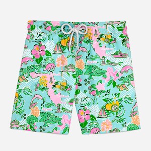 INSTANT DOWNLOAD Preppy Florida Pattern, Seamless Florida Map Design ...