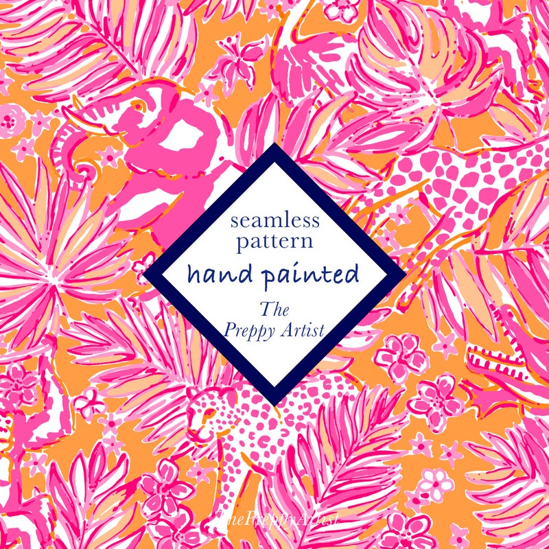 Pink and Orange - Etsy