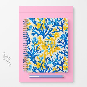 Bright Coral Pattern, Seamless Sea Coral Print, Preppy Coral Pattern ...