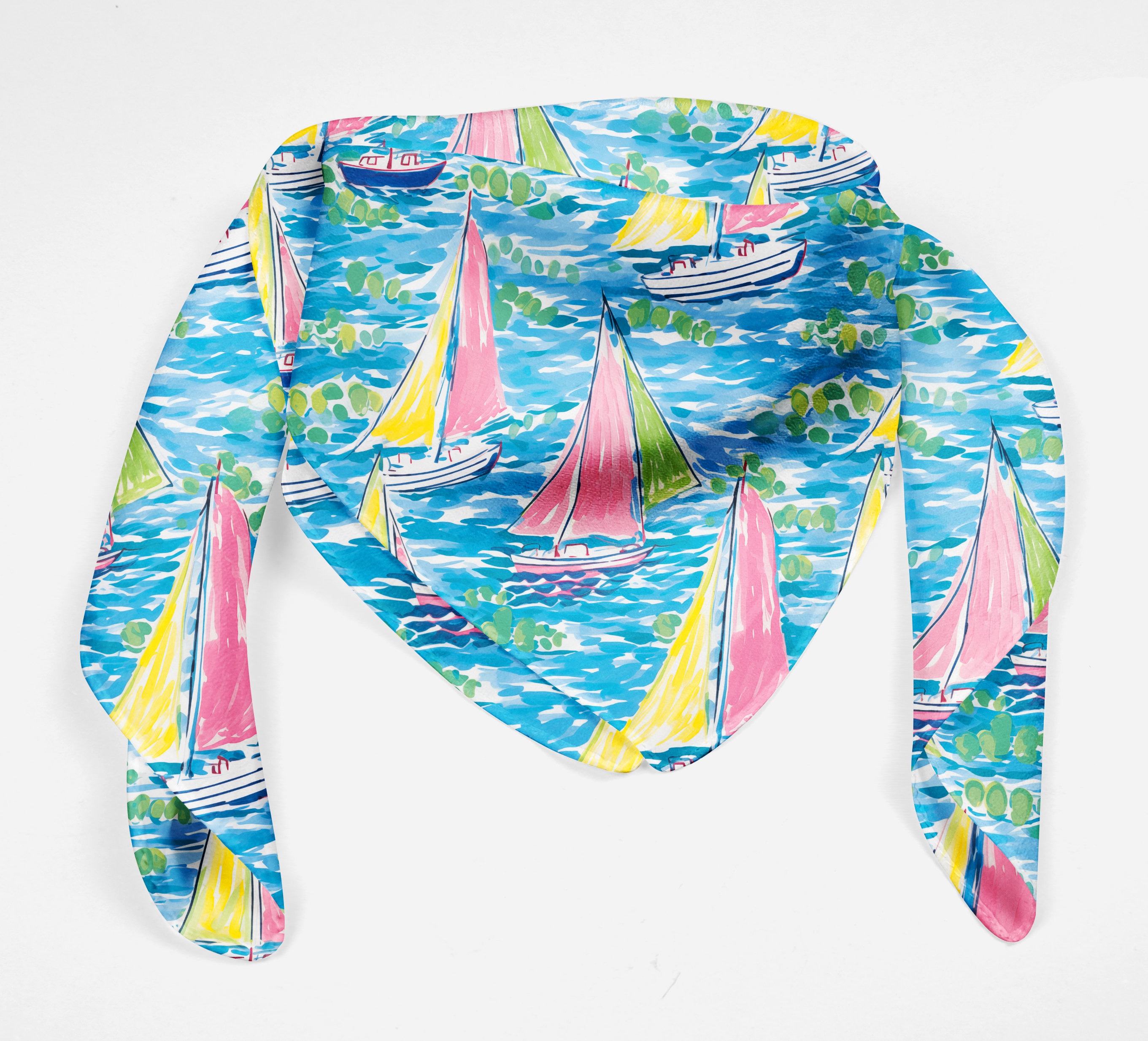 INSTANT DOWNLOAD Preppy Sailboat Pattern, Seamless Sailing Design ...