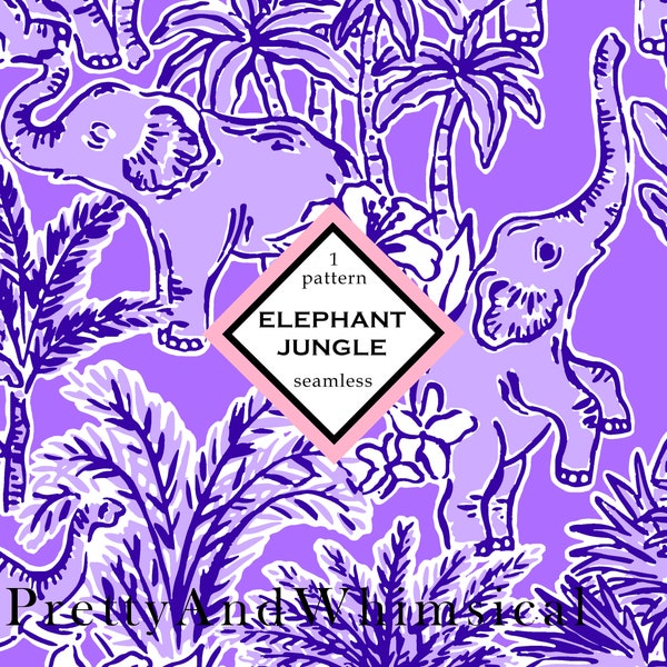 Preppy Elephant - Etsy