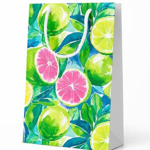 INSTANT DOWNLOAD Preppy Fruit Pattern, Seamless Limes Pattern, Preppy ...