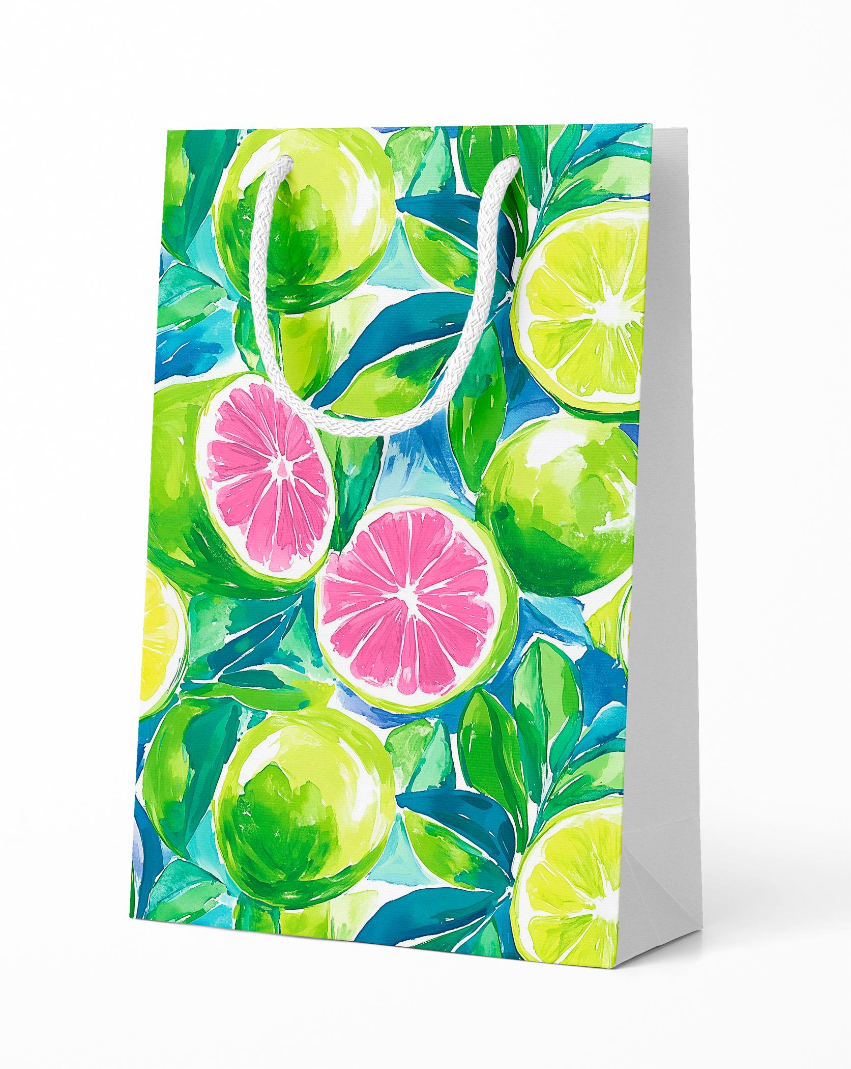 INSTANT DOWNLOAD Preppy Fruit Pattern, Seamless Limes Pattern, Preppy ...