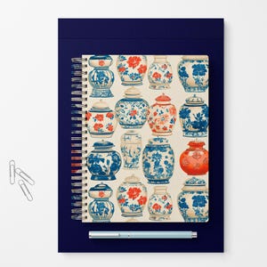 INSTANT DOWNLOAD Seamless Ginger Jar Patterns, Ginger Jar Digital Paper ...