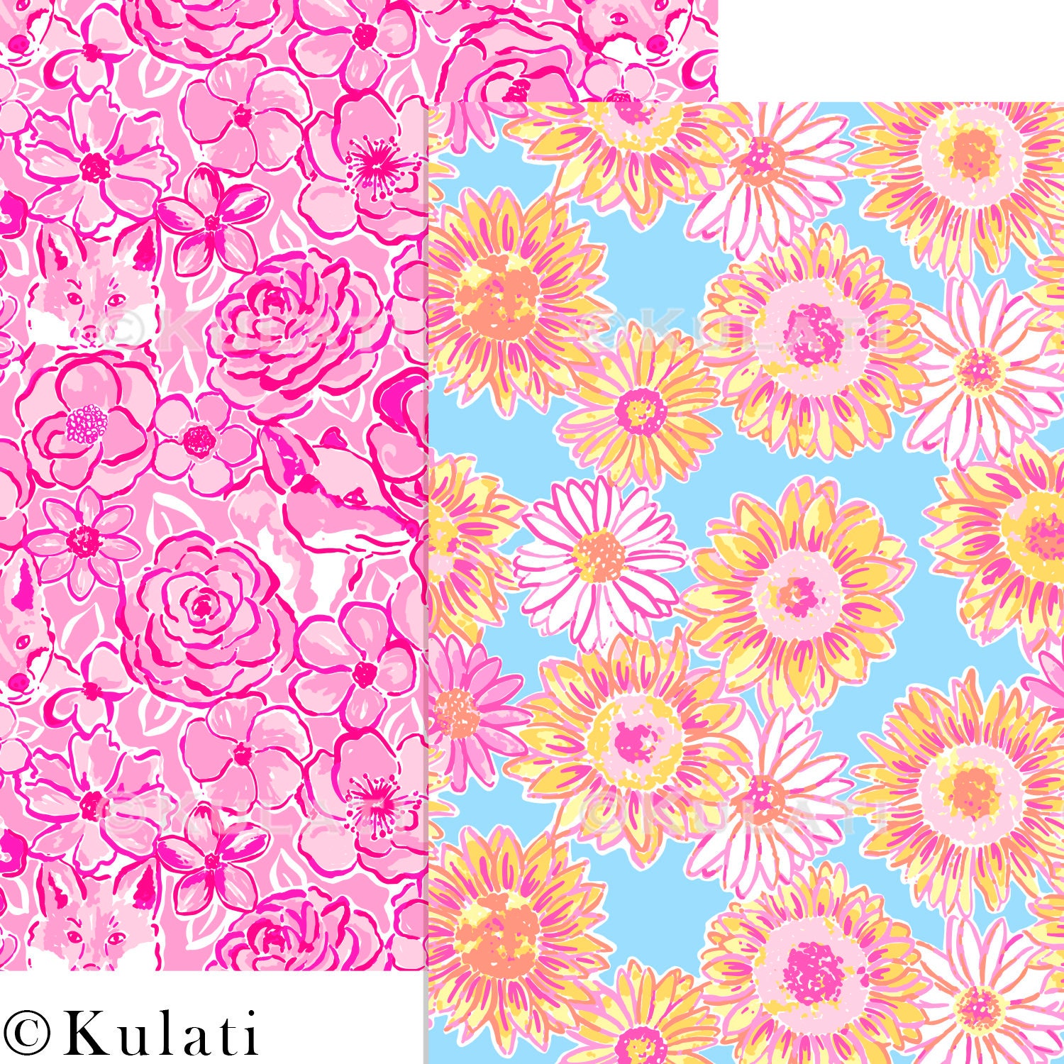 INSTANT DOWNLOAD Preppy Patterns Preppy Digital Paper - Etsy Australia