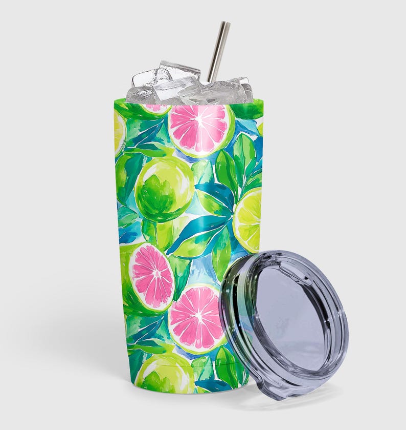 INSTANT DOWNLOAD Preppy Fruit Pattern, Seamless Limes Pattern, Preppy ...