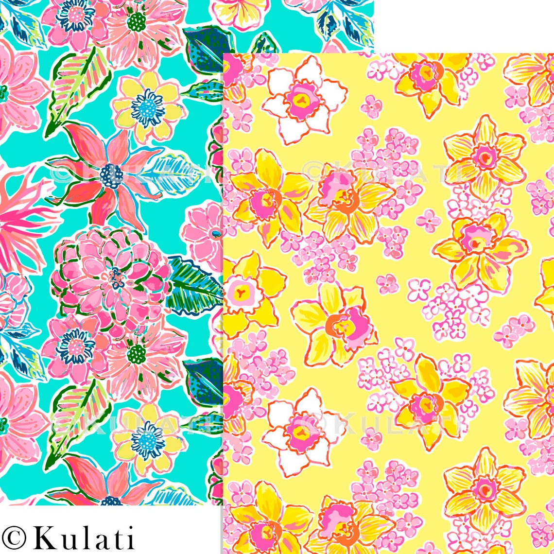 INSTANT DOWNLOAD Preppy Patterns Preppy Digital Paper - Etsy