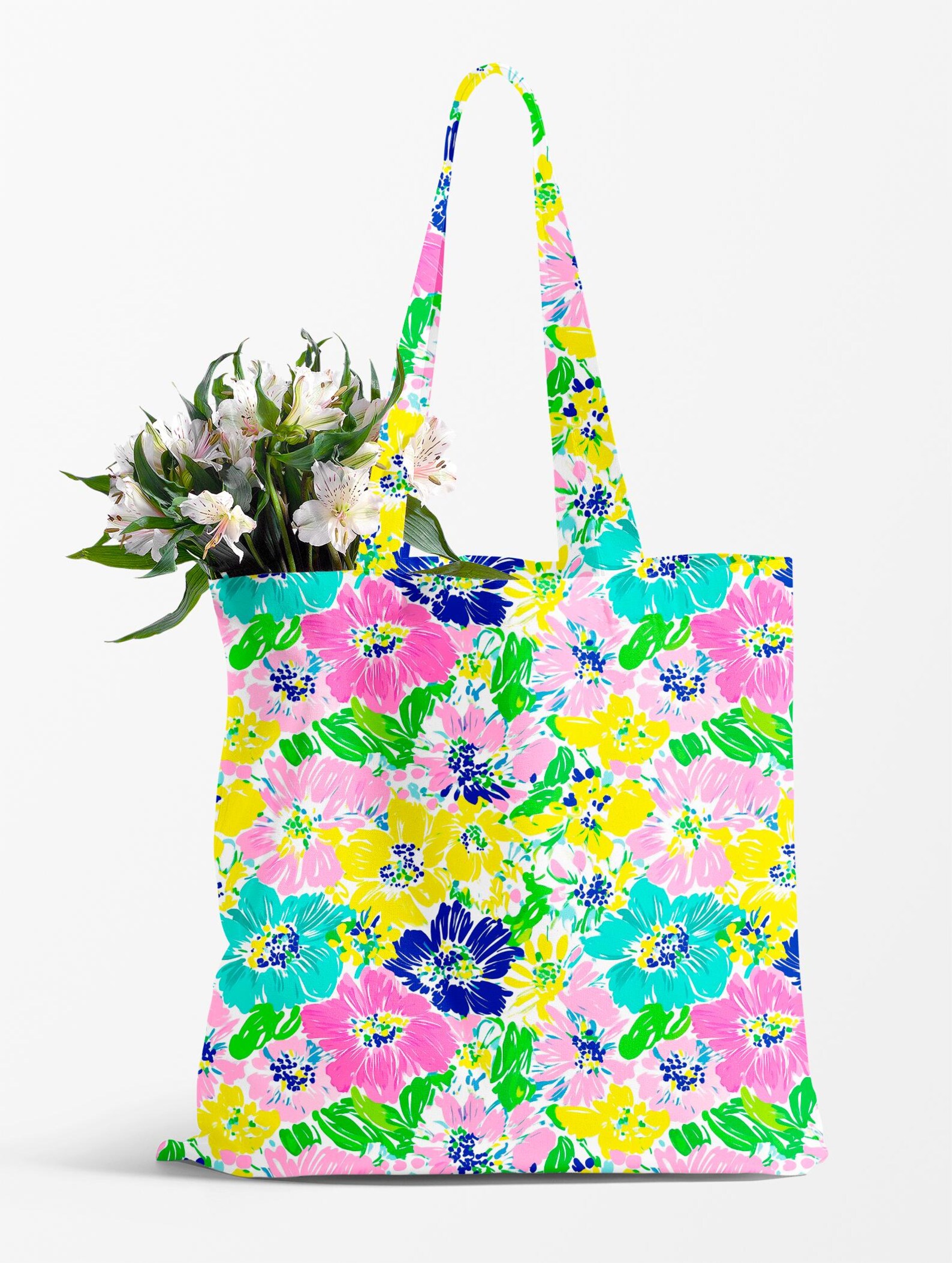 INSTANT DOWNLOAD Preppy Floral Pattern, Seamless Floral Pattern, Floral ...