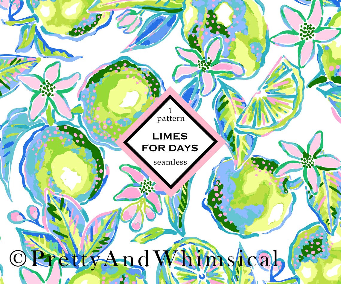 Colorful preppy seamless repeat pattern instant download | Etsy