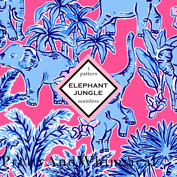 Preppy Elephant - Etsy