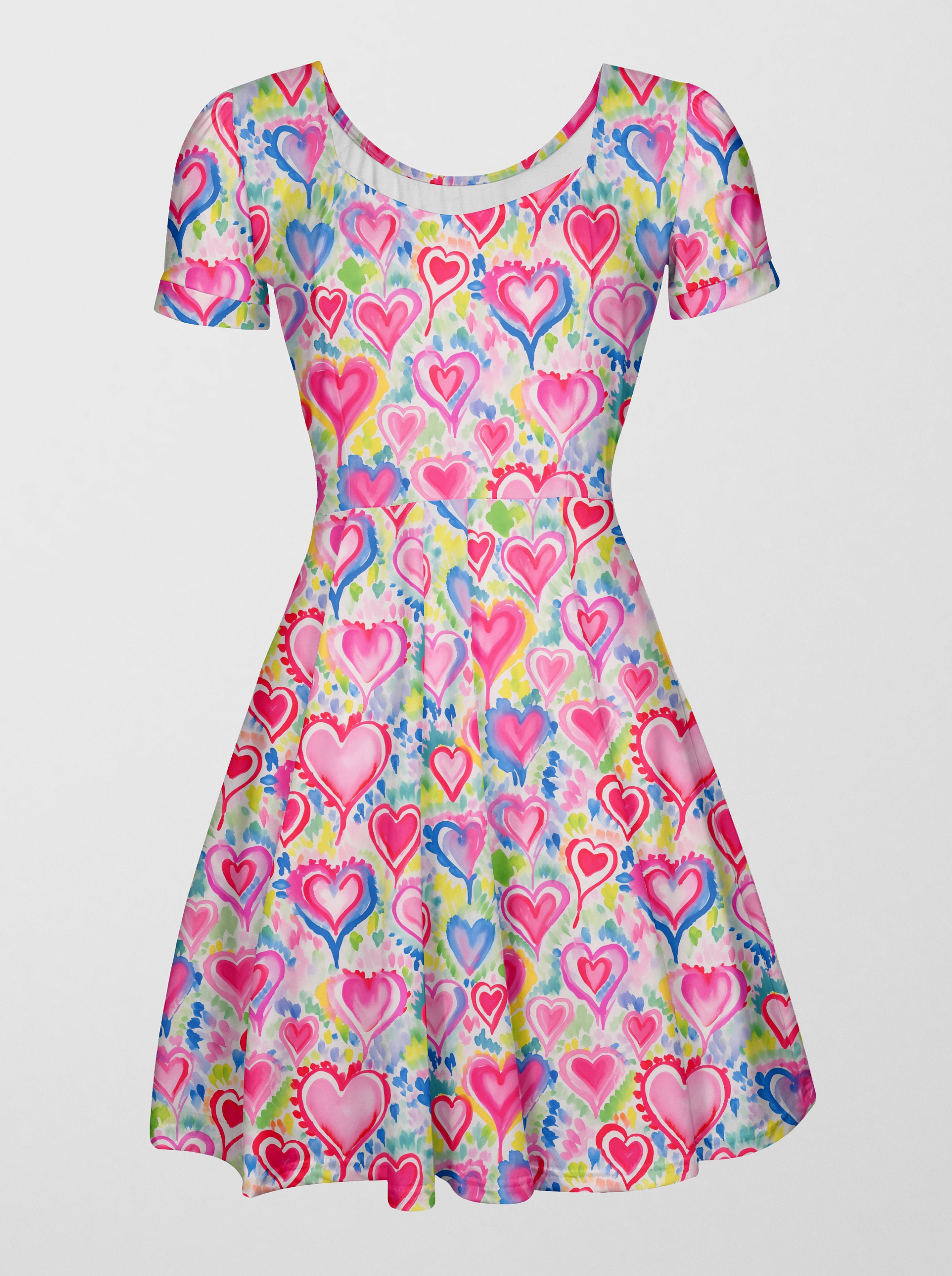 INSTANT DOWNLOAD Preppy Hearts Pattern, Seamless Valentine's Day Design ...