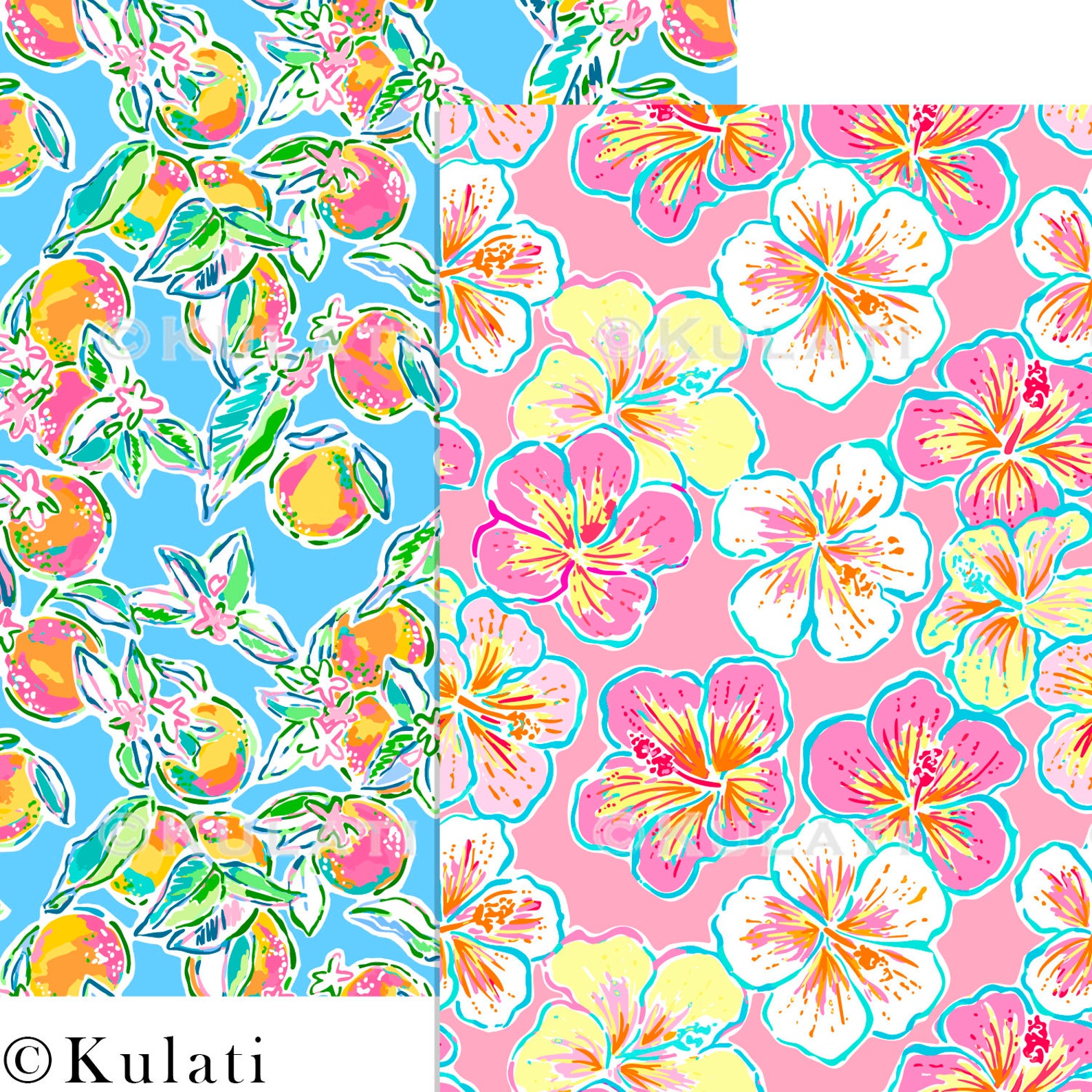 INSTANT DOWNLOAD Preppy Patterns Preppy Digital Paper - Etsy