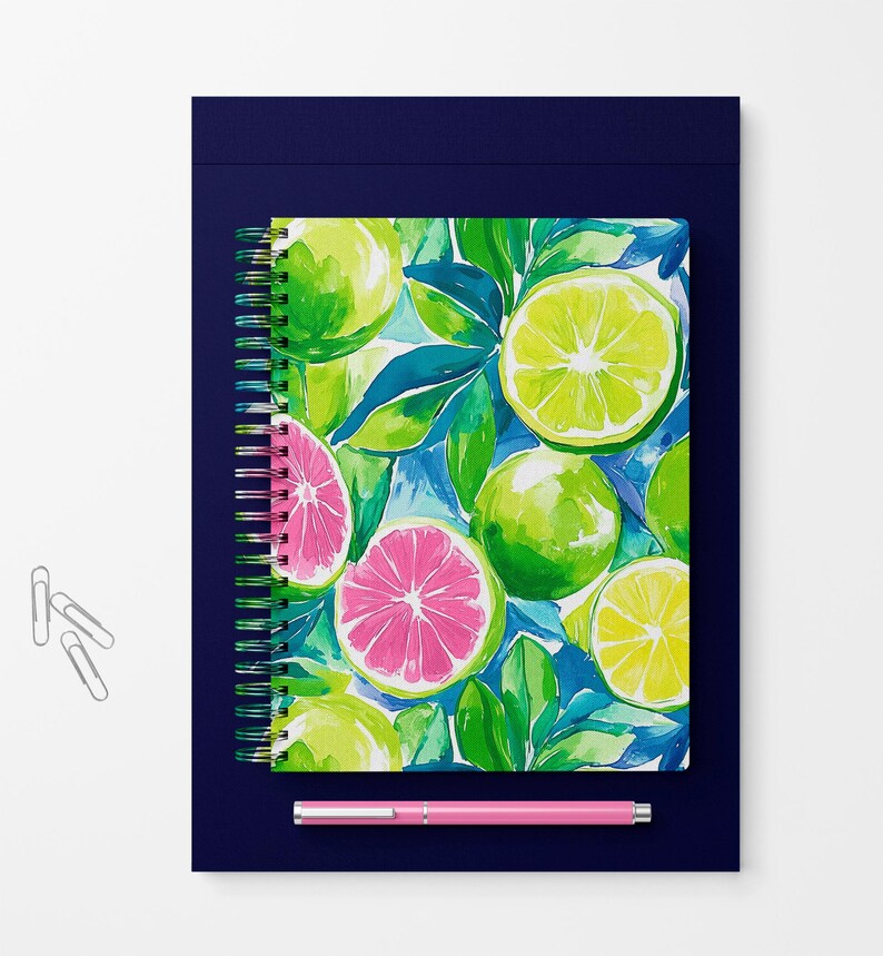 INSTANT DOWNLOAD Preppy Fruit Pattern, Seamless Limes Pattern, Preppy ...