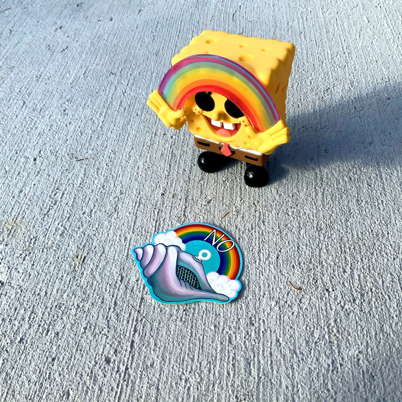 Magic Conch No Spongebob Squarepants Fanart Glossy Vinyl - Etsy