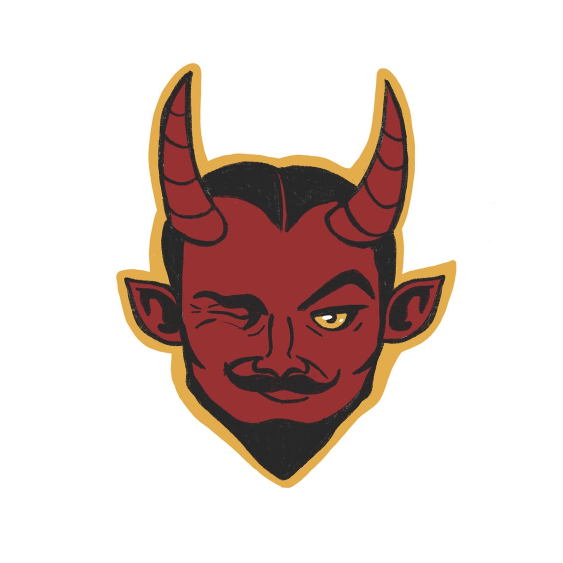 Devils Advocate Vinyl Die Cut Sticker - Etsy
