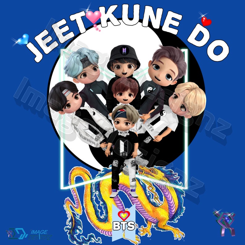 BTS Tinytan 3D Kpop Digital Download Digital Art Bundle Printable Cute ...