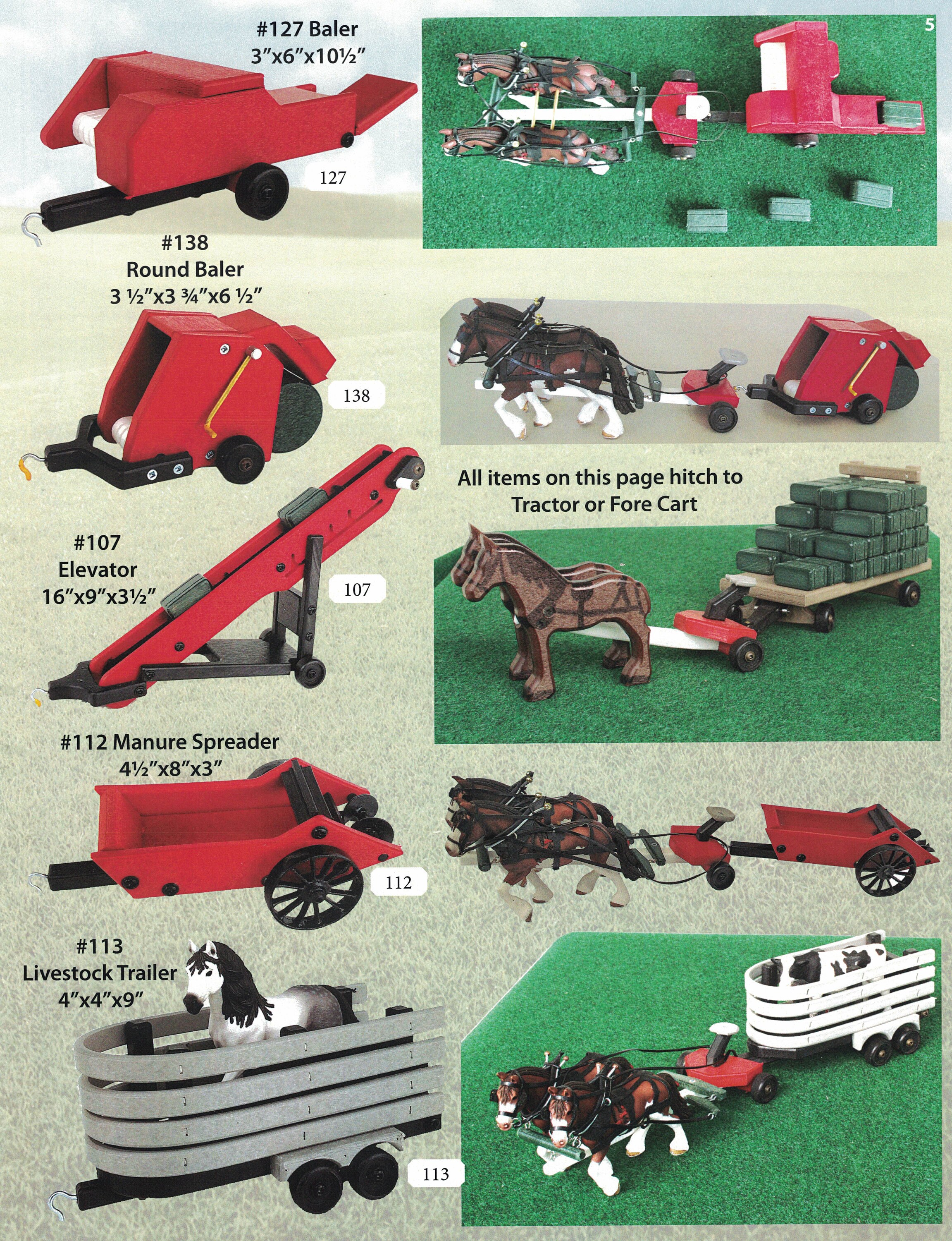 RED BARN ONLY. Has a Lift off Roof and Sliding Doors, Hay Loft, Stalls ...