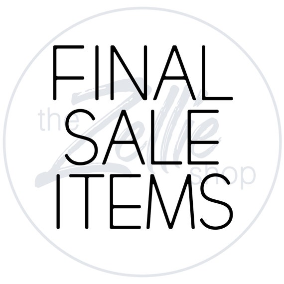 FINAL SALE ITEMS Misprint Items | Etsy